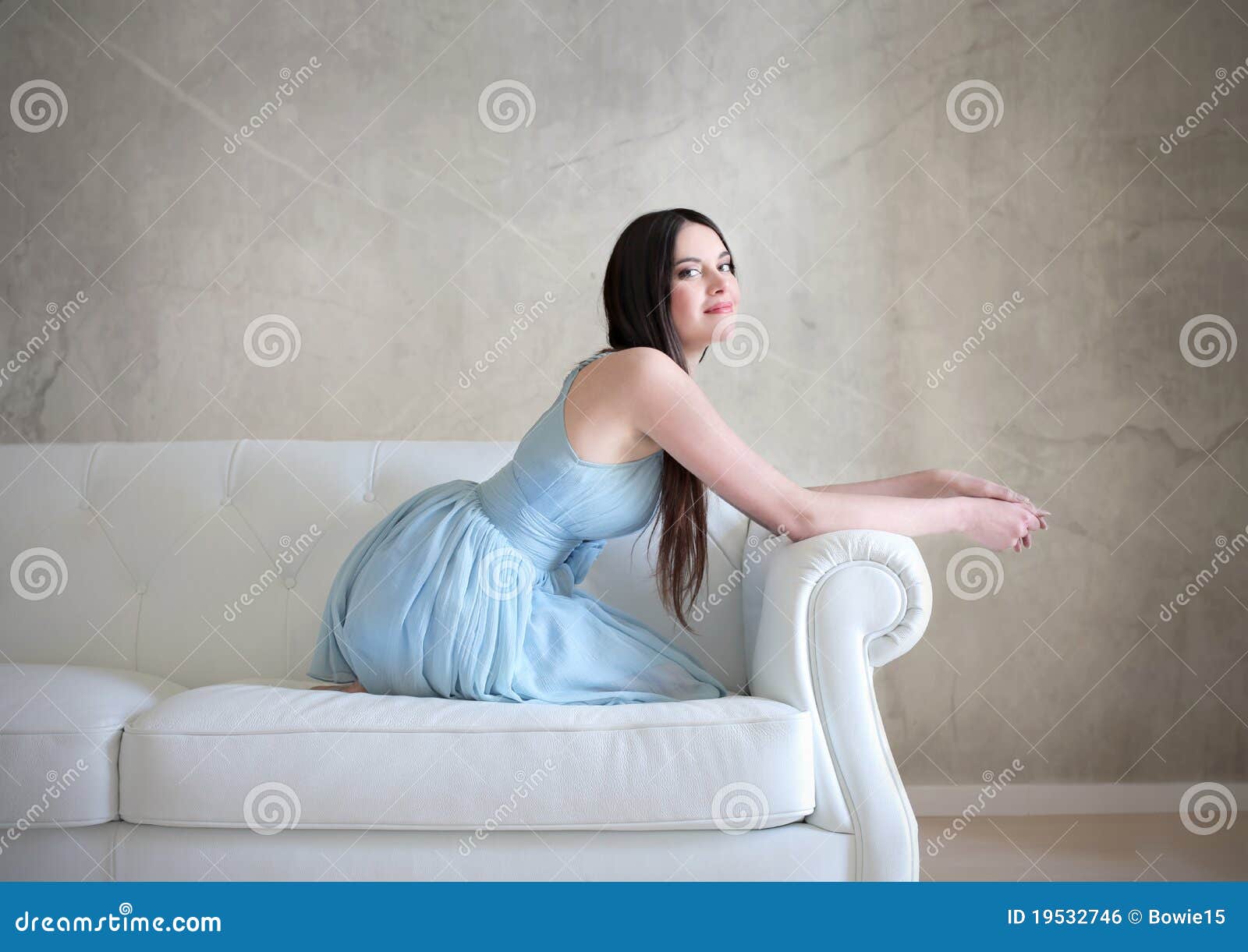 Fine beauty stock photo. Image of couch, home, portrait - 19532746