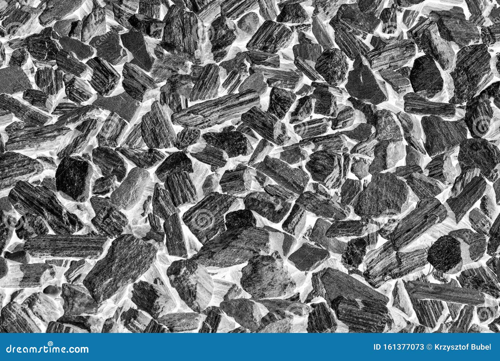 Fine Black Quartz Stone. Texture Stock Image - Image of macadam, brick ...