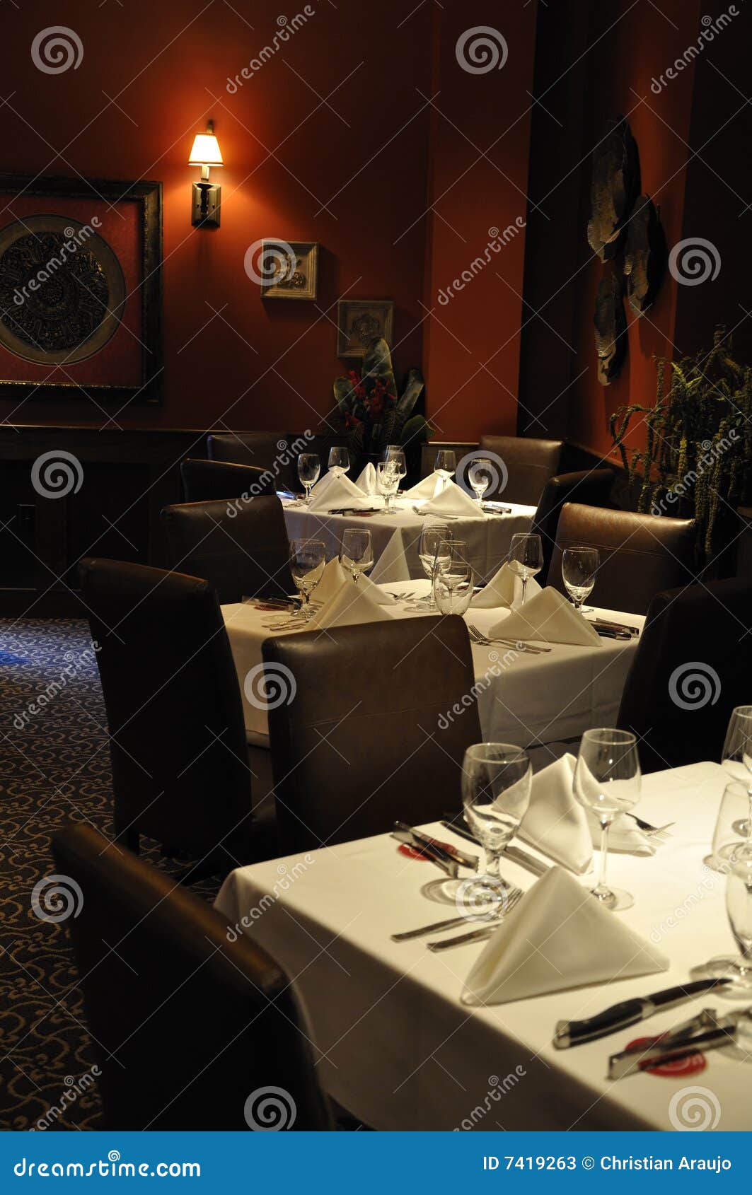 Fine Dining stock image. Image of diner, fancy, cafe, dine - 7419263