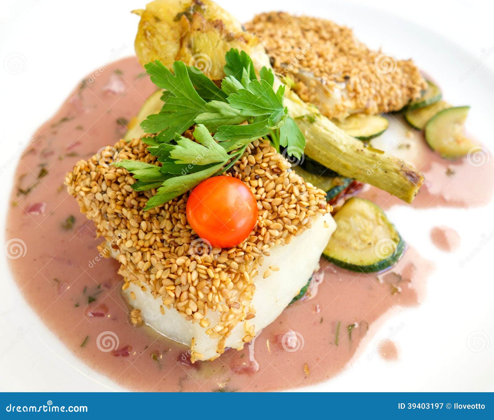 Fine dining cuisine stock image. Image of fillet, appetizer - 39403197