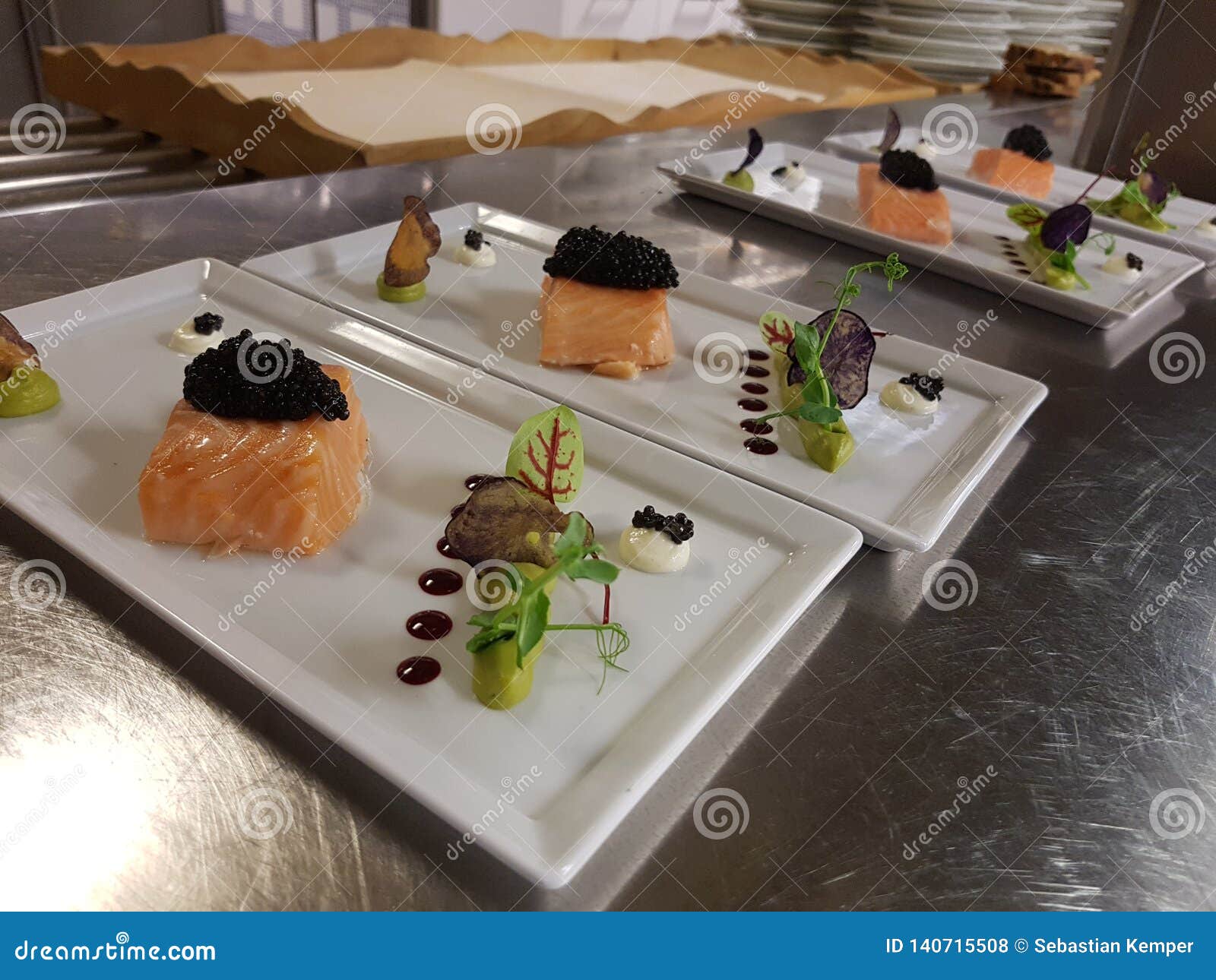 Gourmet Food Restaurant stock photo. Image of fine, dining - 140715508