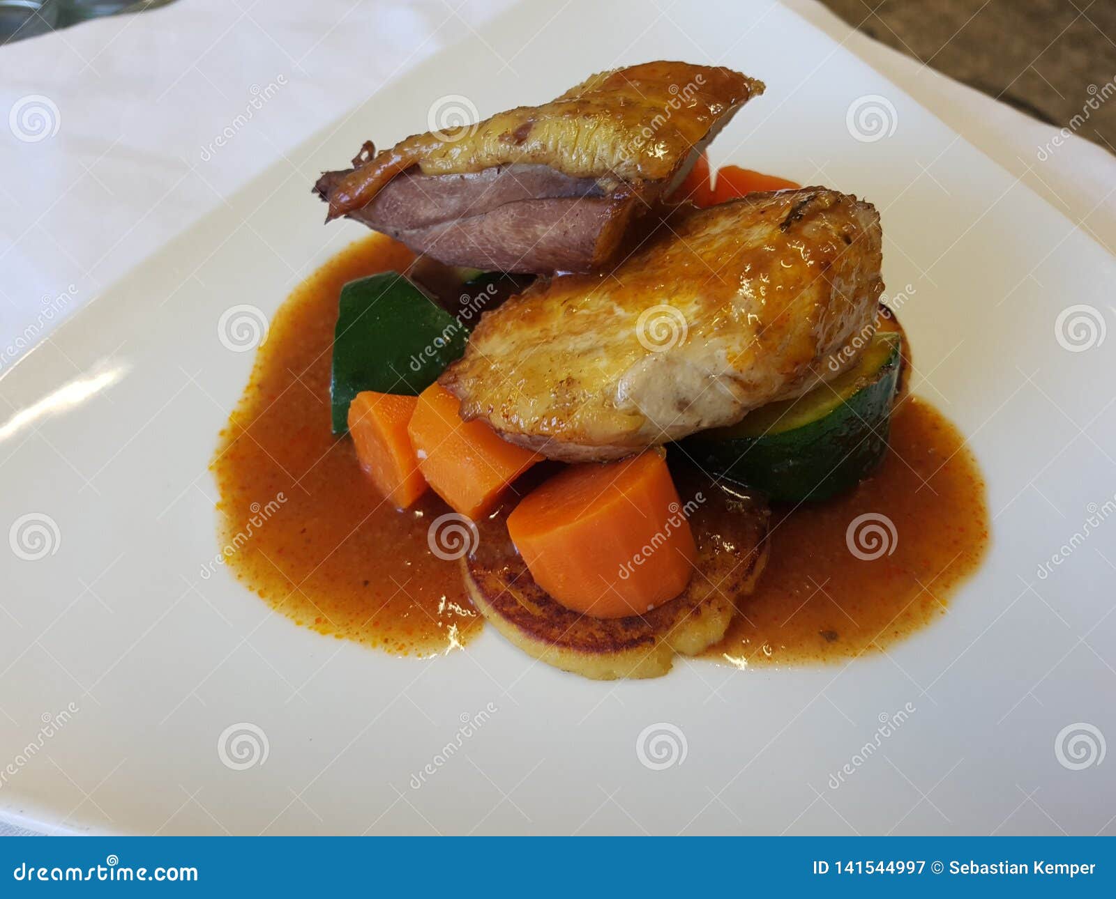 Fine dining food stock image. Image of food, handmade - 141544997