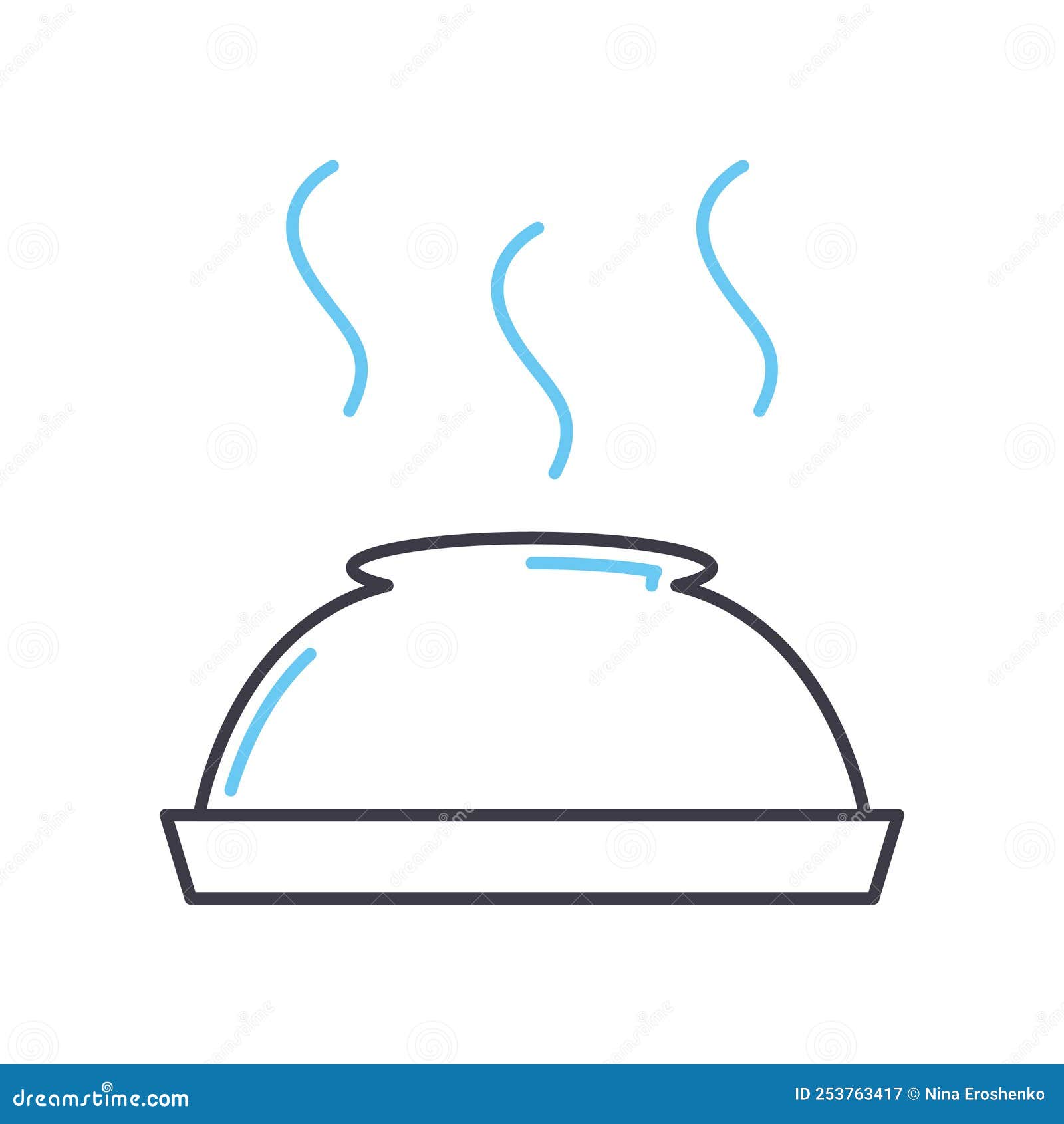 Fine Dining Line Icon, Outline Symbol, Vector Illustration, Concept ...