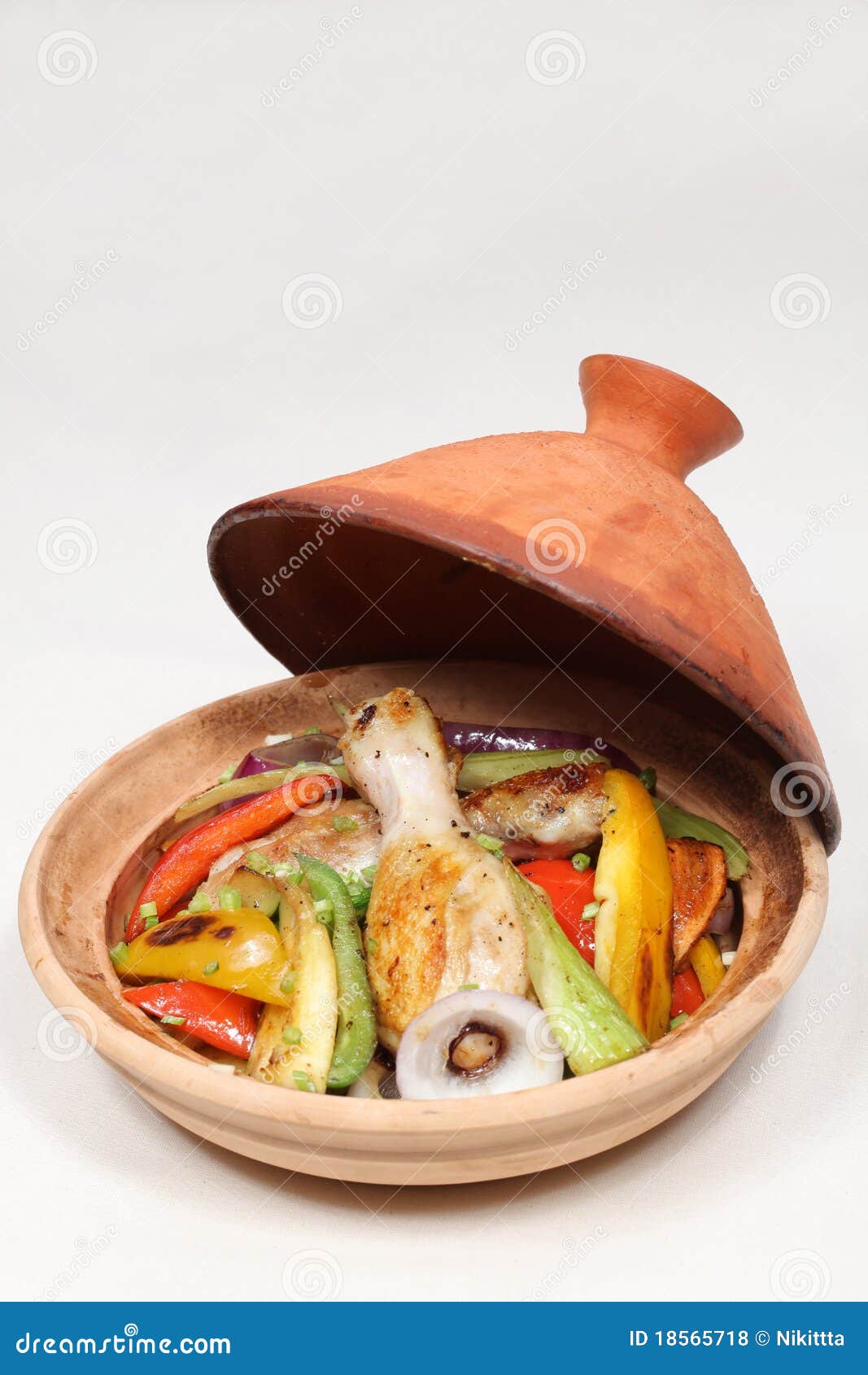 Fine Dining Meal, Chicken Leg Stock Photo - Image of garlic, onions ...