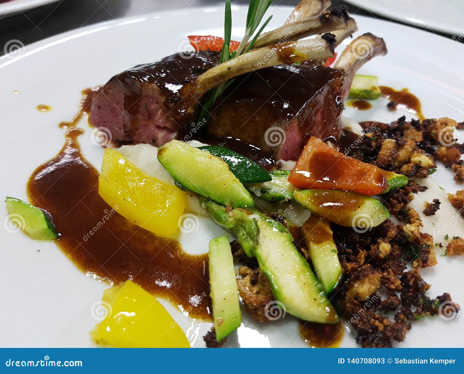 Gourmet Food Restaurant stock image. Image of restaurant - 140708093