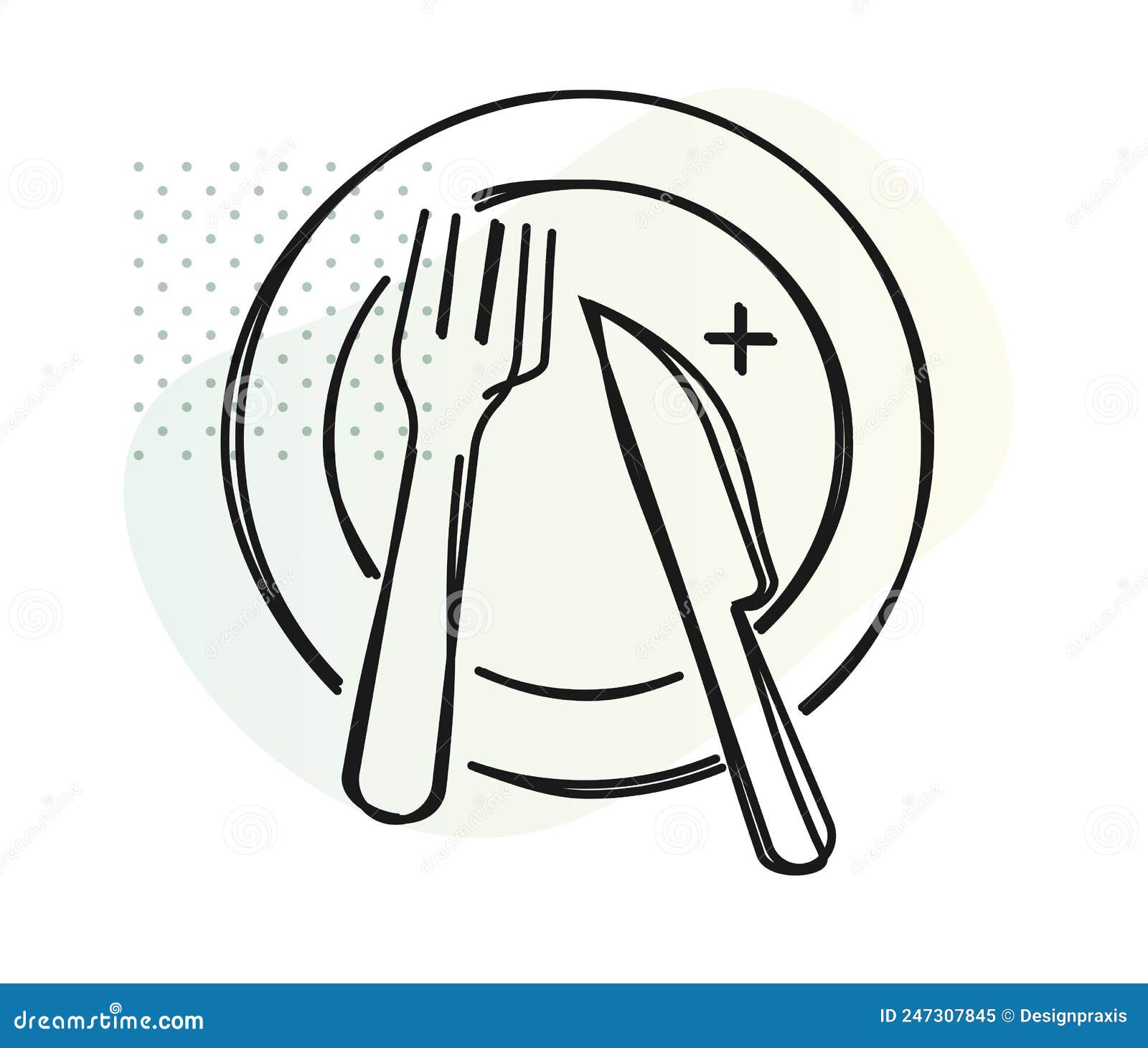 Fine Dining - Stock Icon stock vector. Illustration of service - 247307845