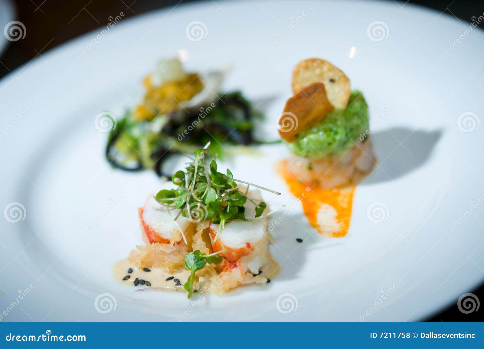 Fine dining sushi stock photo. Image of diet, dine, dining - 7211758