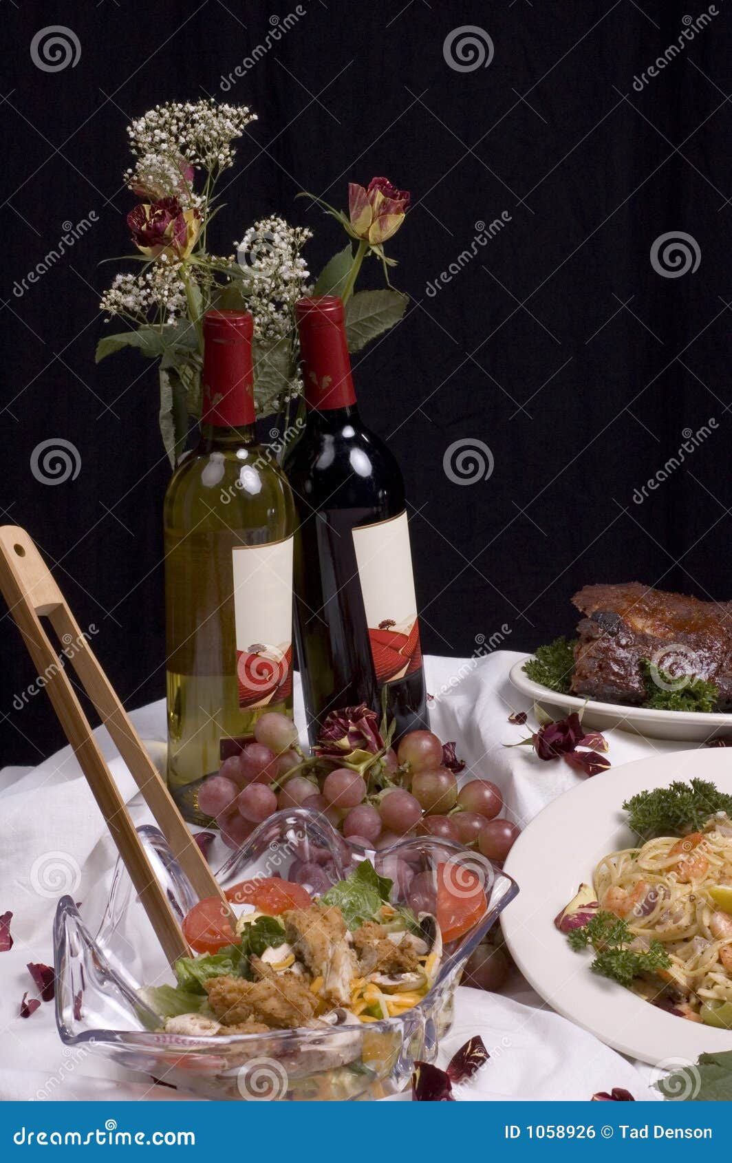 Fine dining vertical stock photo. Image of pasta, prepare - 1058926