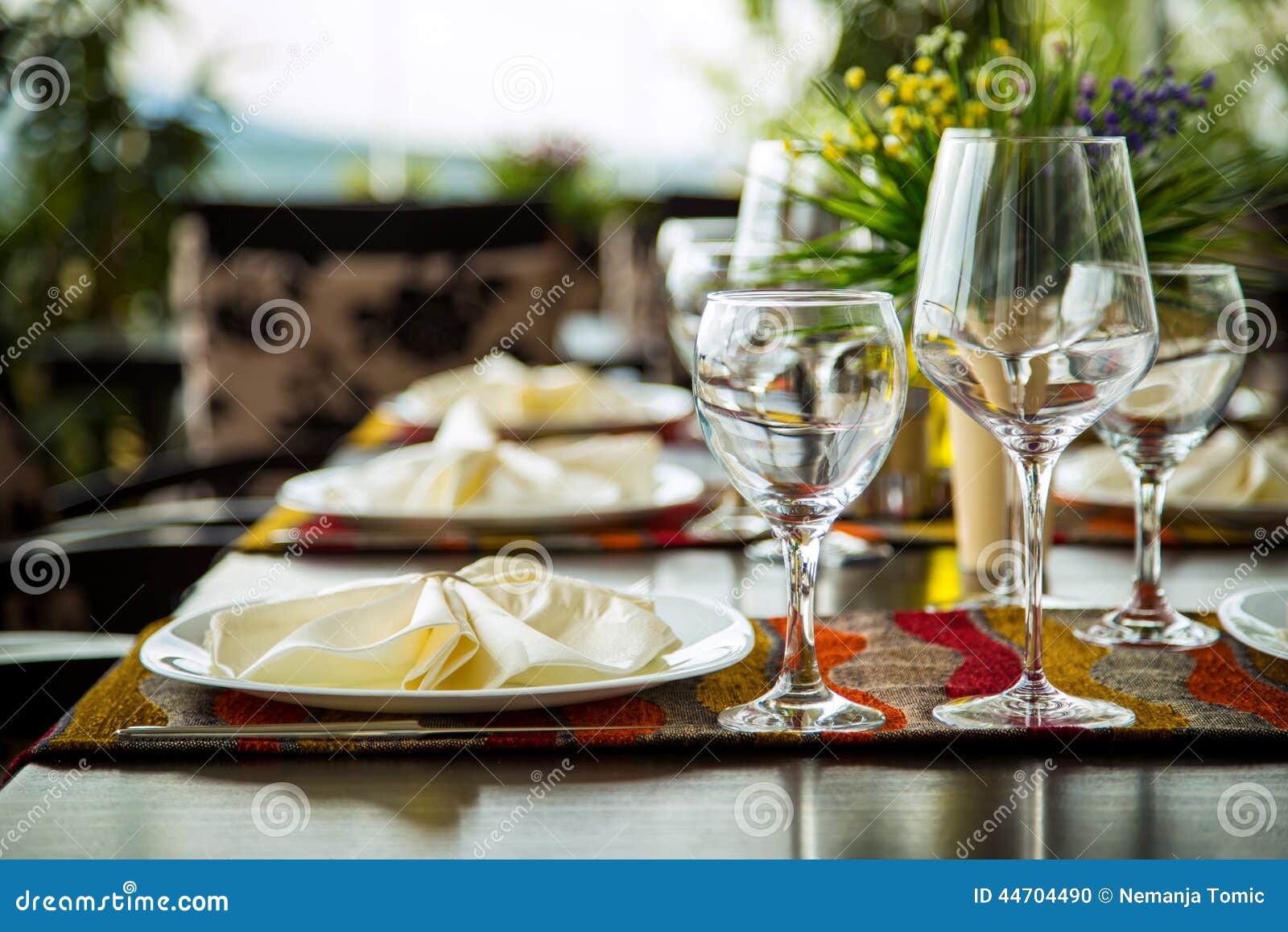 Fine Dinning stock photo. Image of crystal, elegant, drink - 44704490