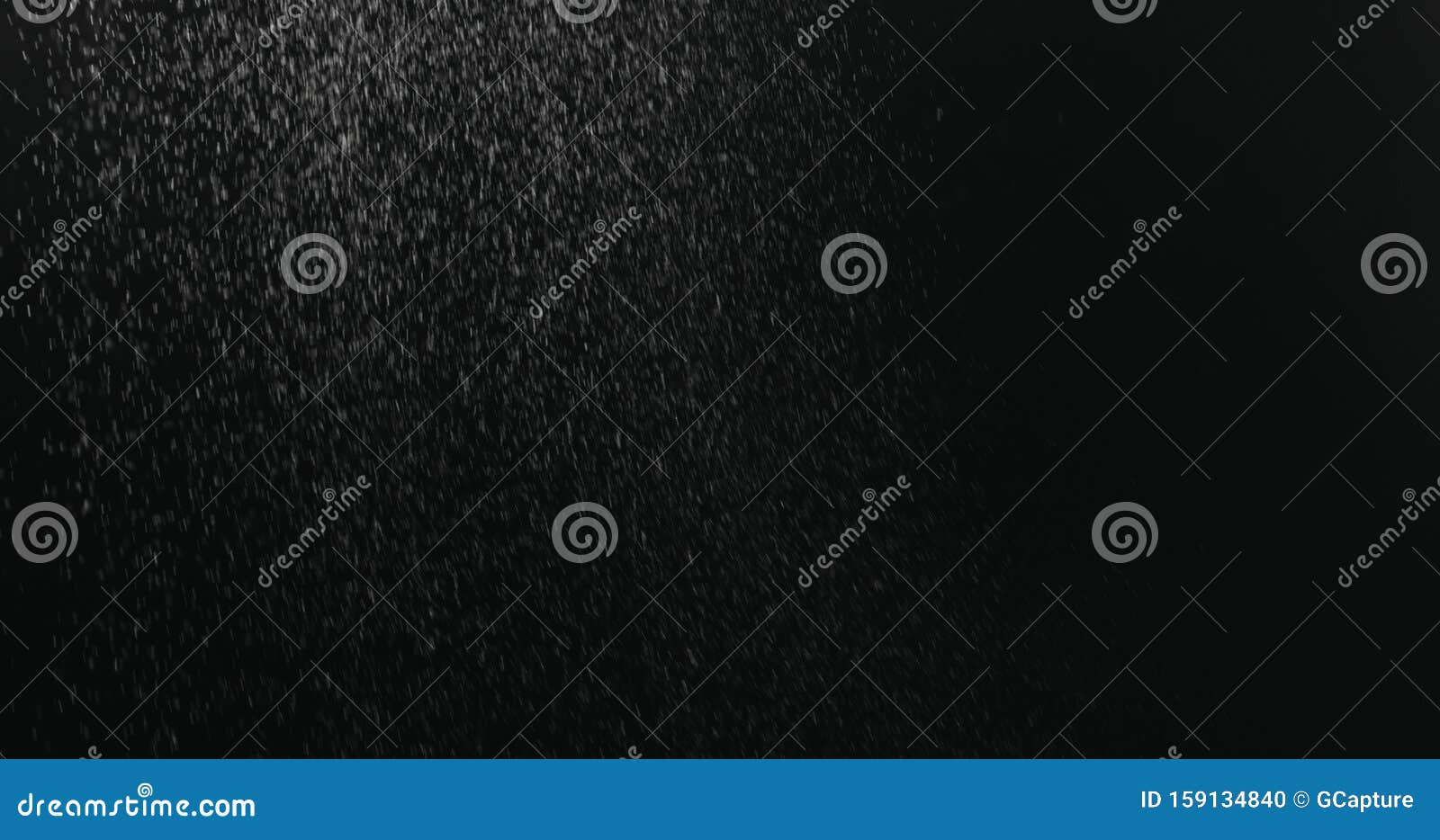 Fine Dust Particles Falling on Black Background Stock Photo - Image of ...
