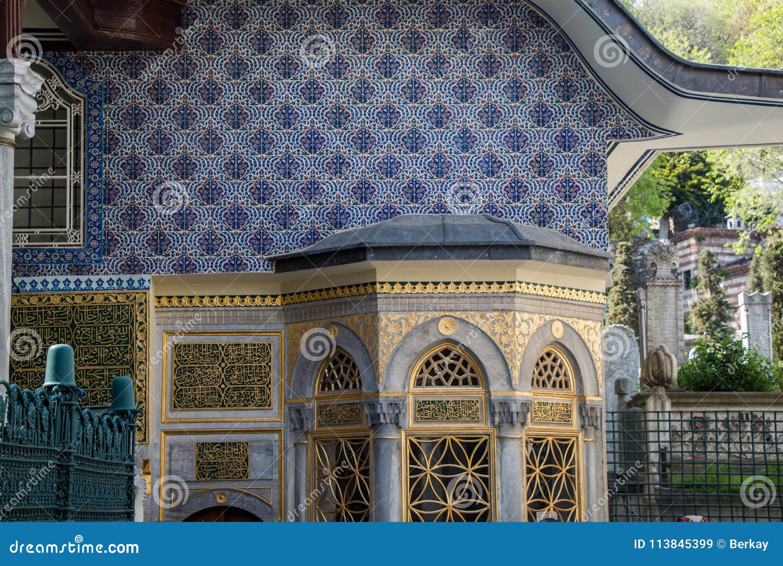 Fine Example of Ottoman Turkish Architecture Stock Image - Image of ...