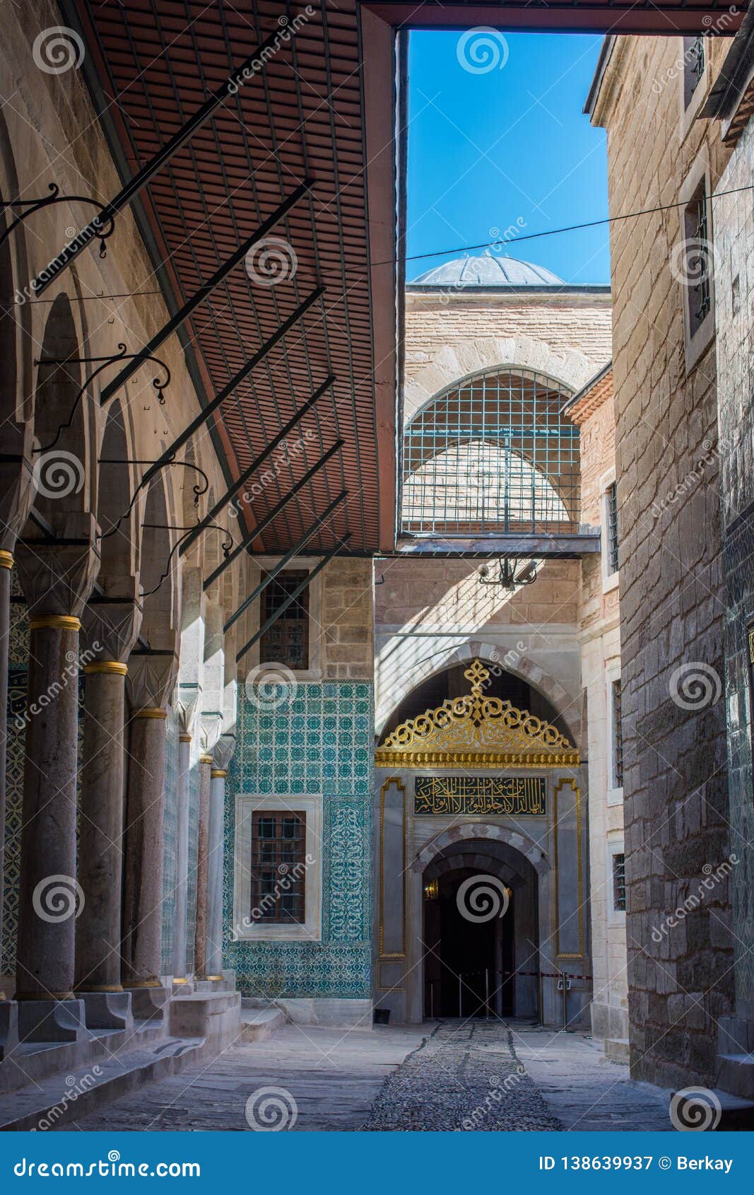 Fine Example of Ottoman Turkish Architecture Stock Image - Image of ...