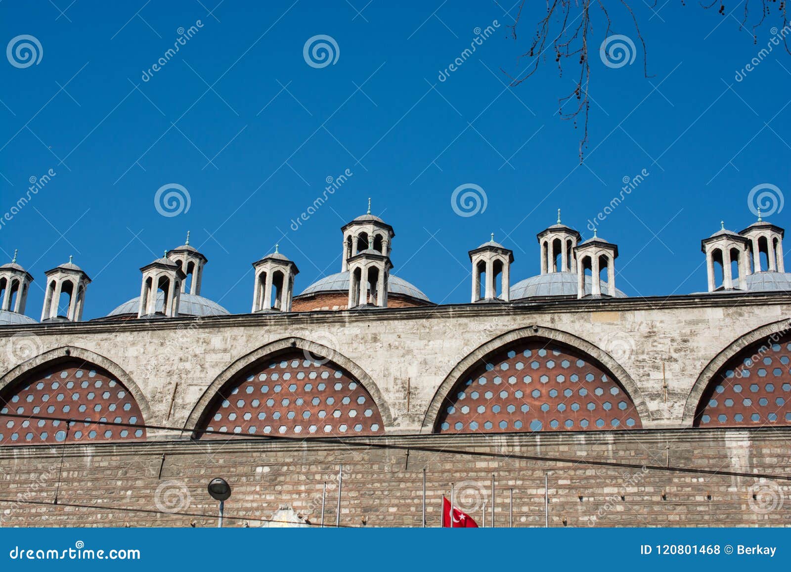 Fine Example of Ottoman Turkish Architecture Fragments Stock Photo ...