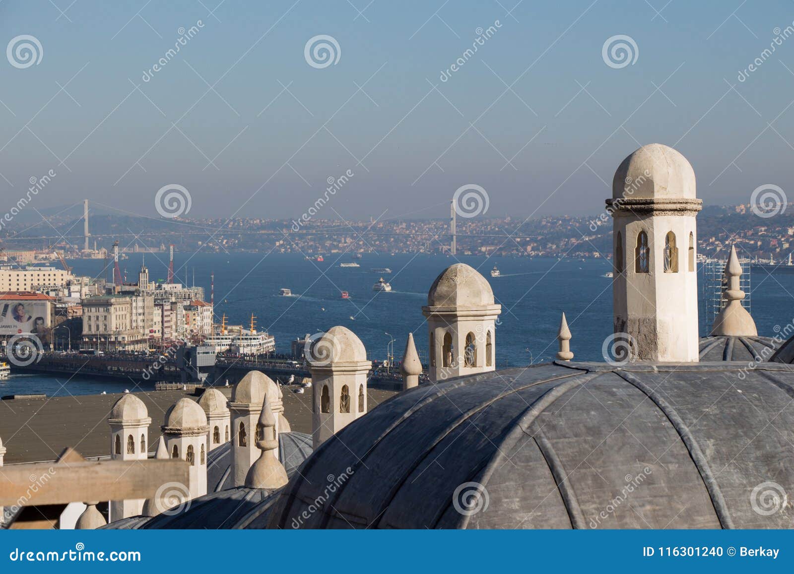 Fine Example of Ottoman Turkish Tower Architecture Stock Photo - Image ...