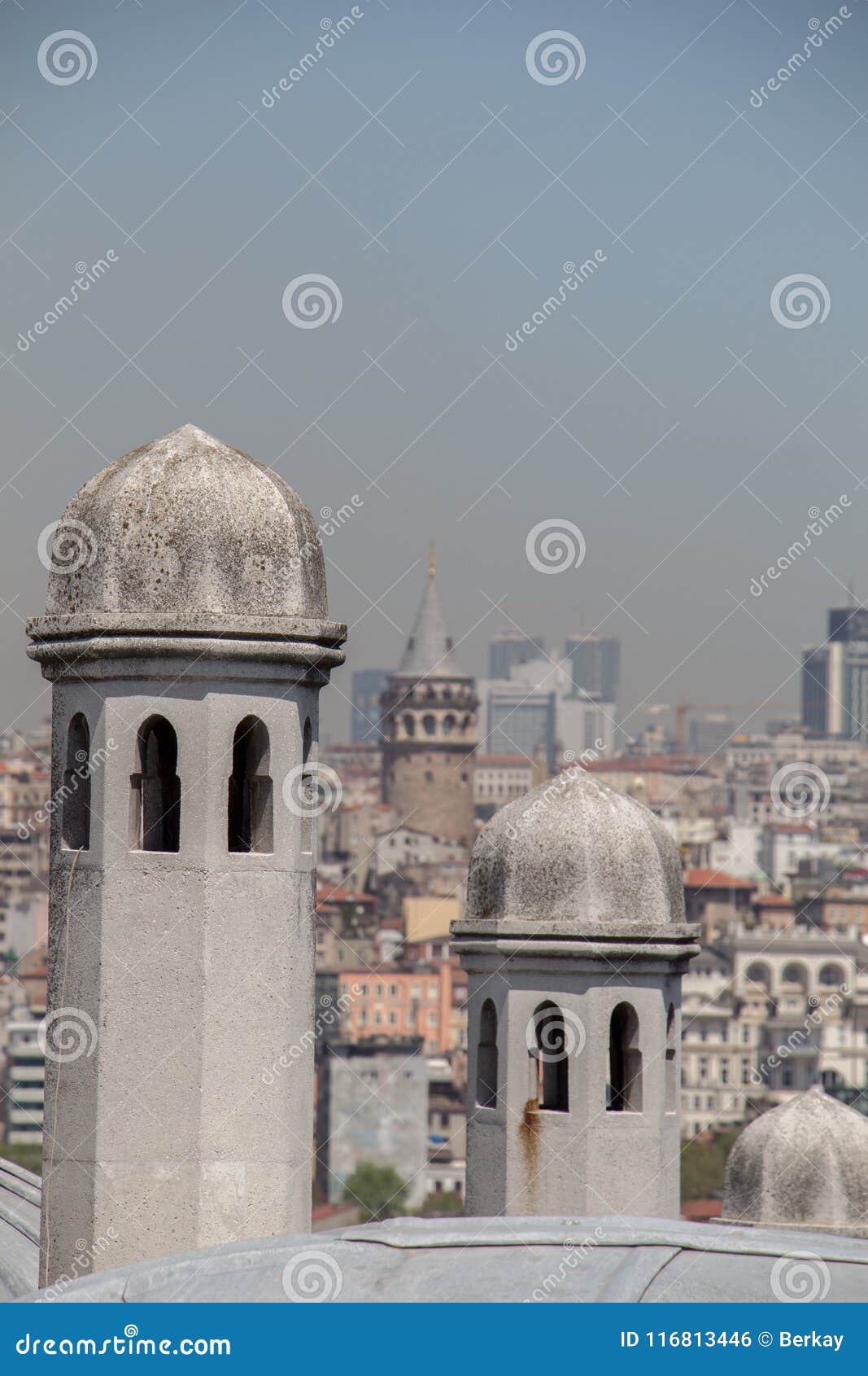 Fine Example of Ottoman Turkish Tower Architecture Stock Photo - Image ...