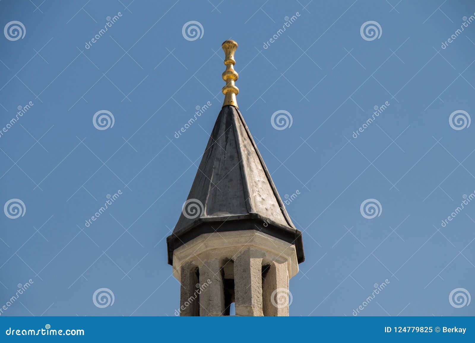 Fine Example of Ottoman Turkish Tower Architecture Stock Image - Image ...