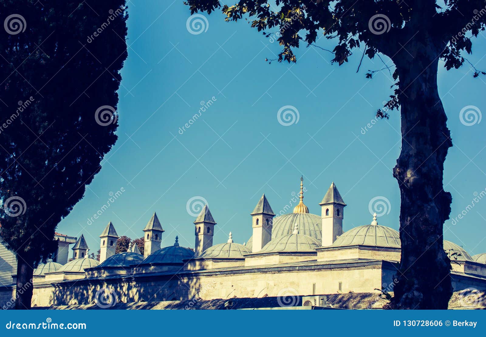 Fine Example of Ottoman Turkish Tower Architecture Stock Photo - Image ...