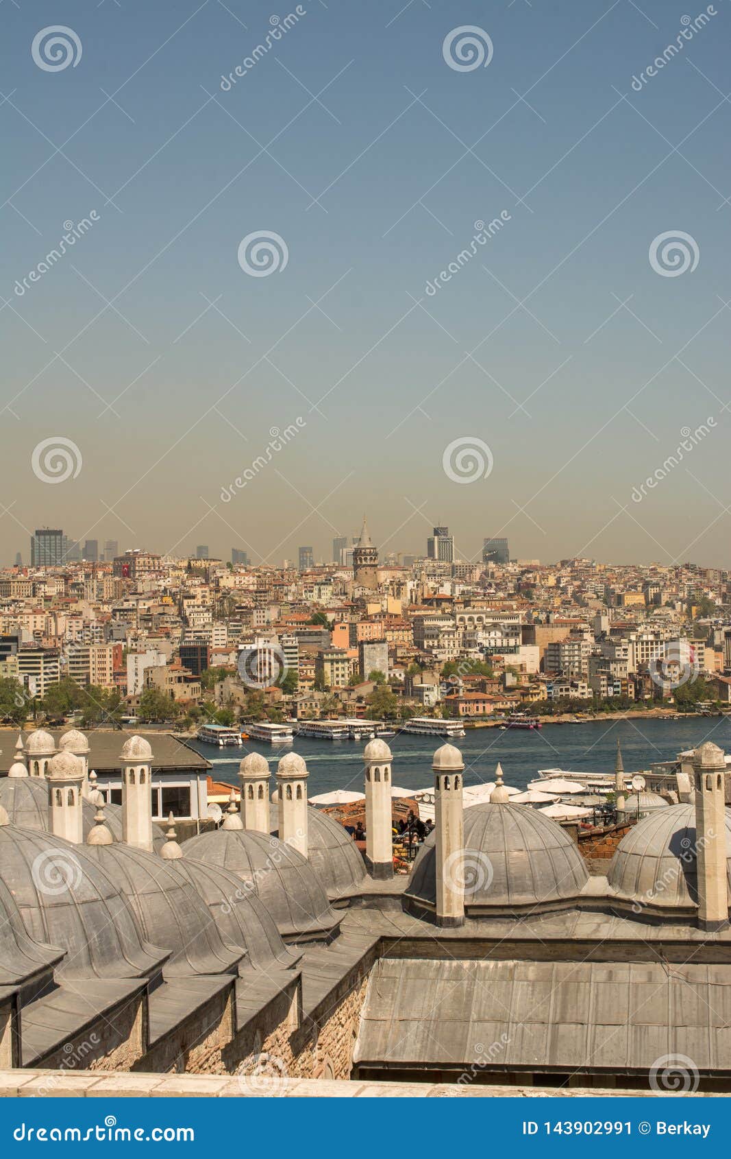 Fine Example of Ottoman Turkish Tower Architecture Stock Image - Image ...