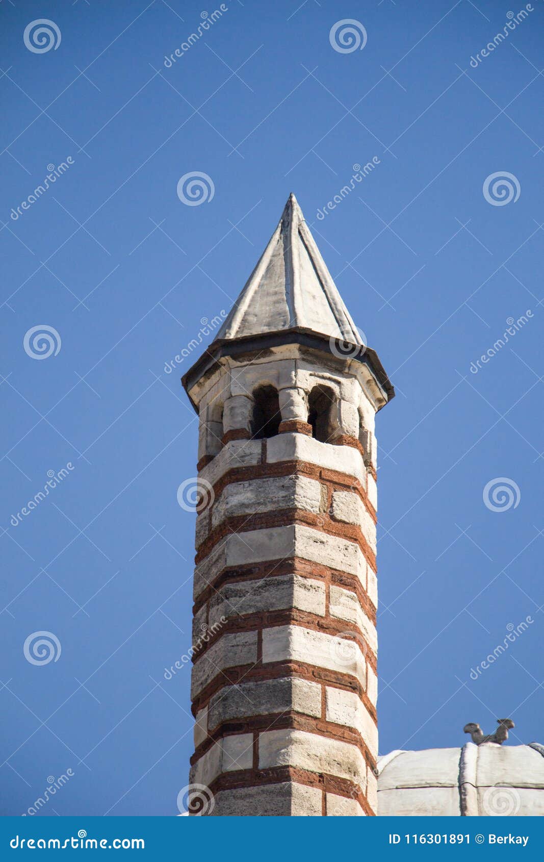Fine Example of Ottoman Turkish Tower Architecture Stock Image - Image ...