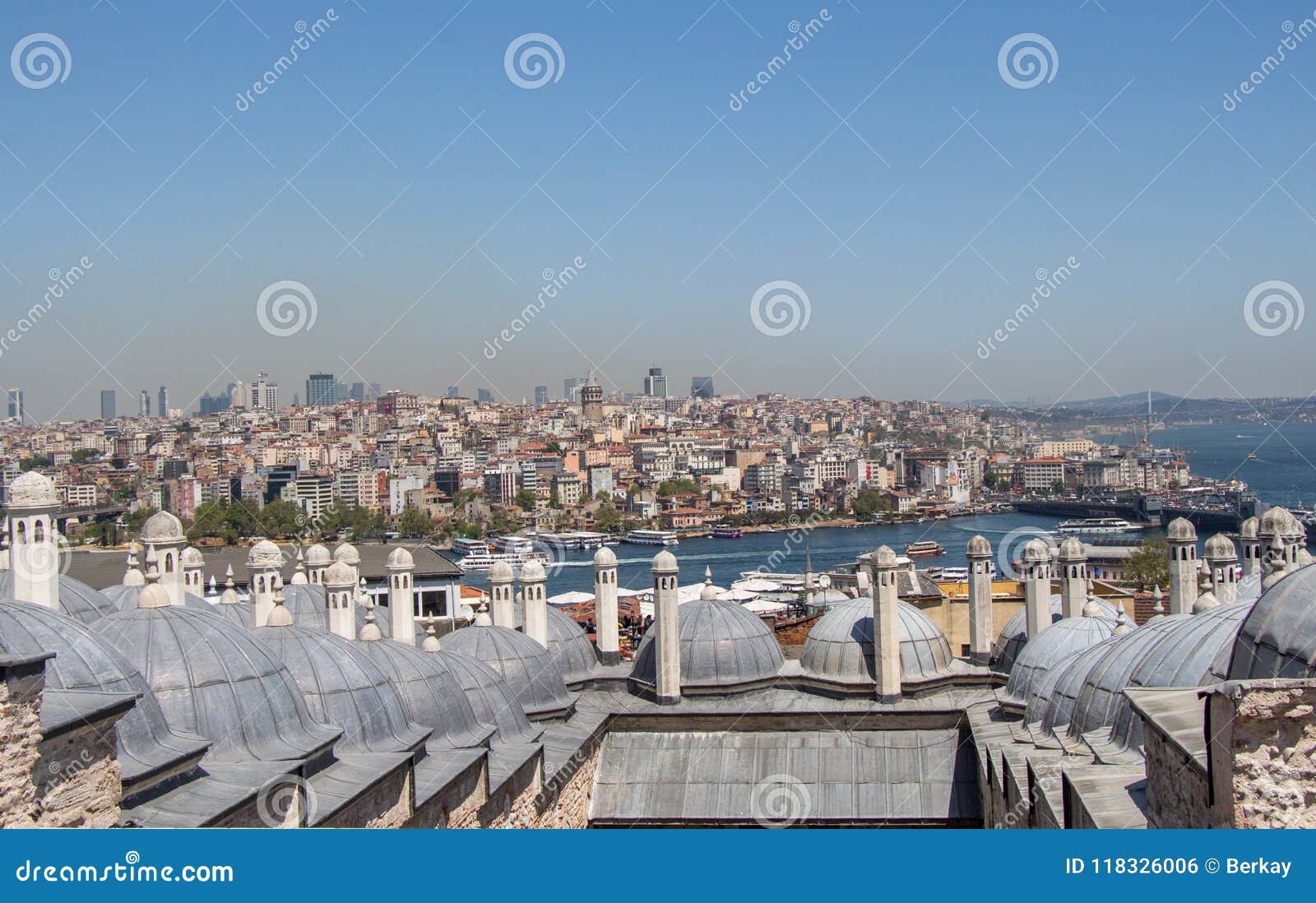 Fine Example of Ottoman Turkish Tower Architecture Stock Photo - Image ...
