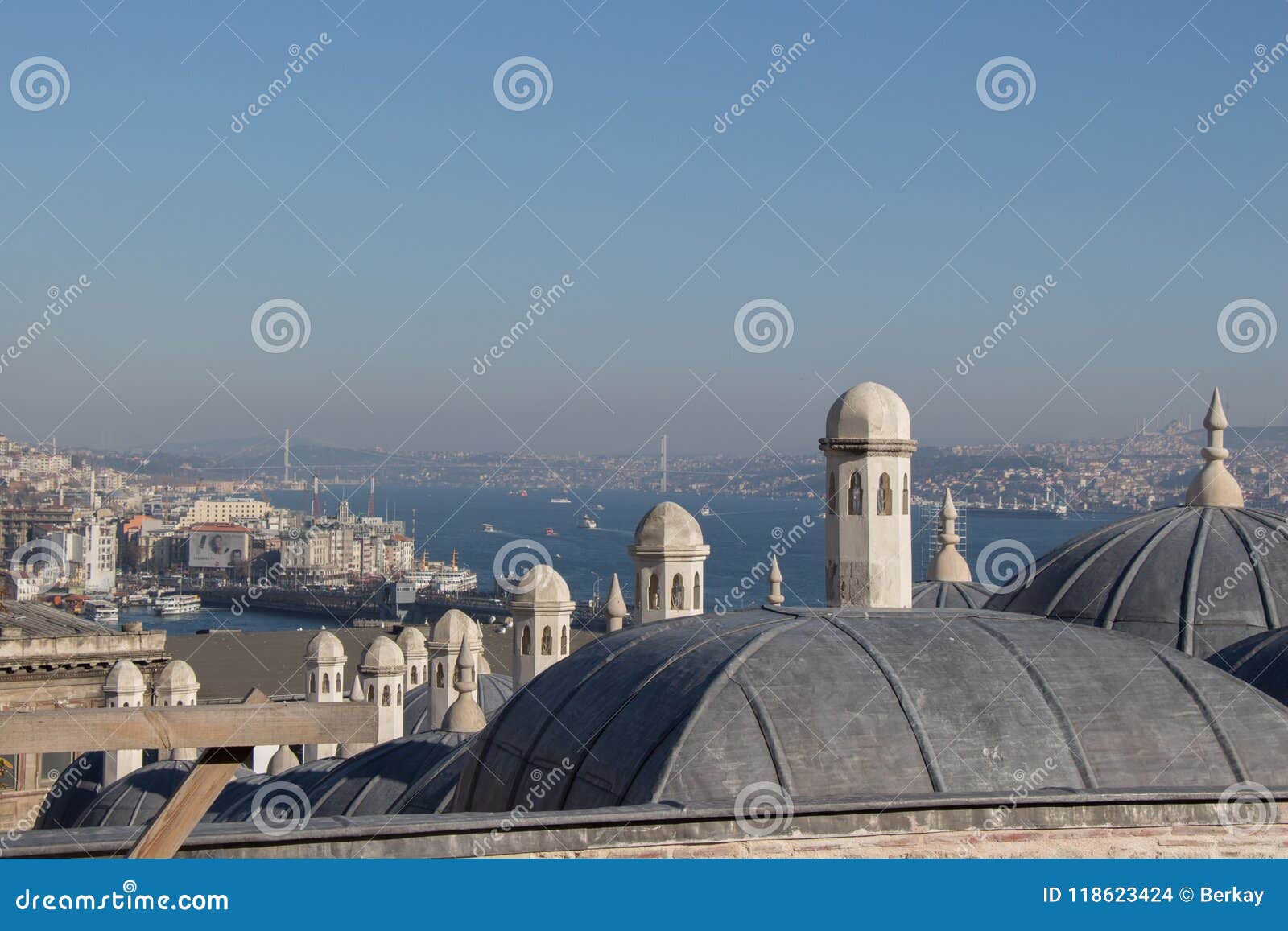 Fine Example of Ottoman Turkish Tower Architecture Stock Photo - Image ...