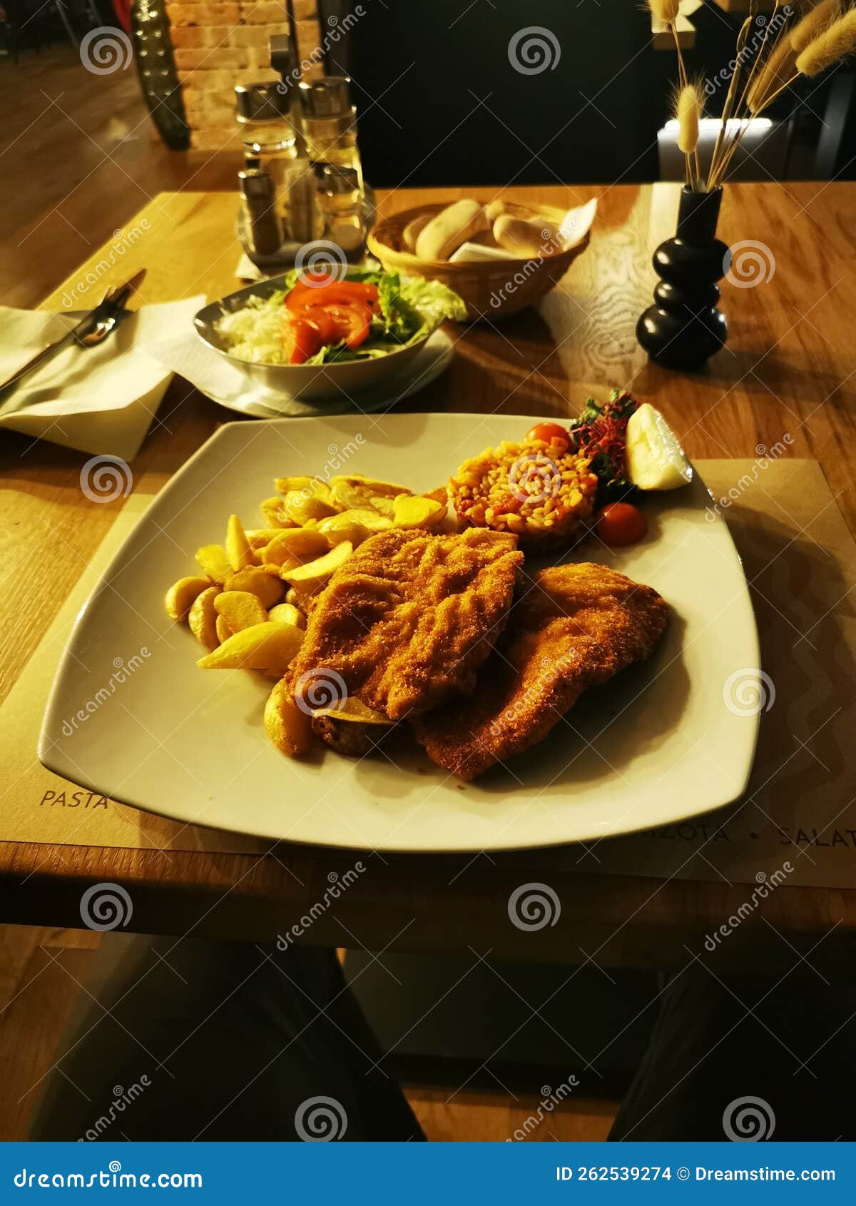 Fine food ambient stock photo. Image of eating, supper - 262539274