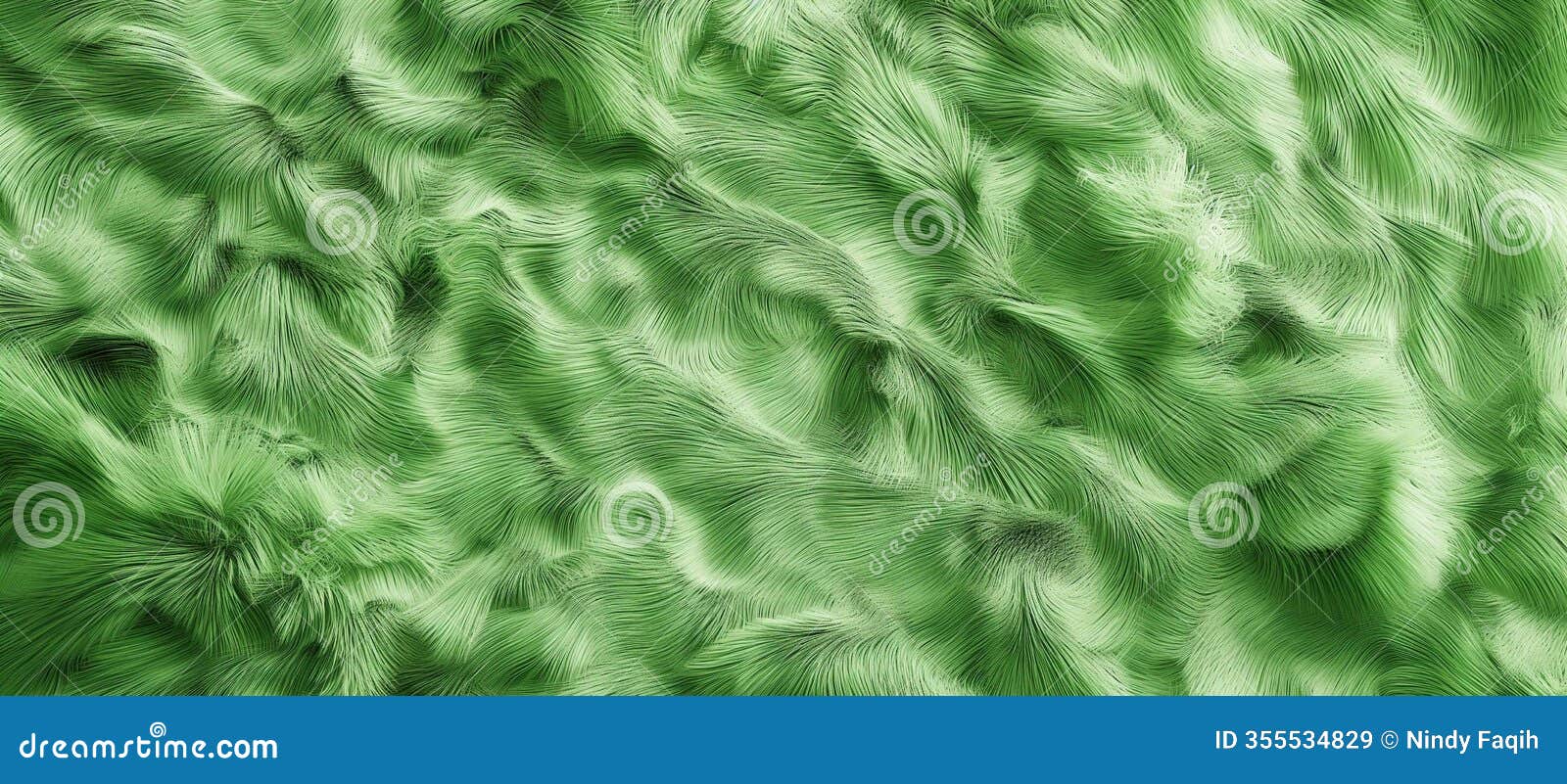 Fine Fur Texture Green Color Background, Feather Stock Illustration ...