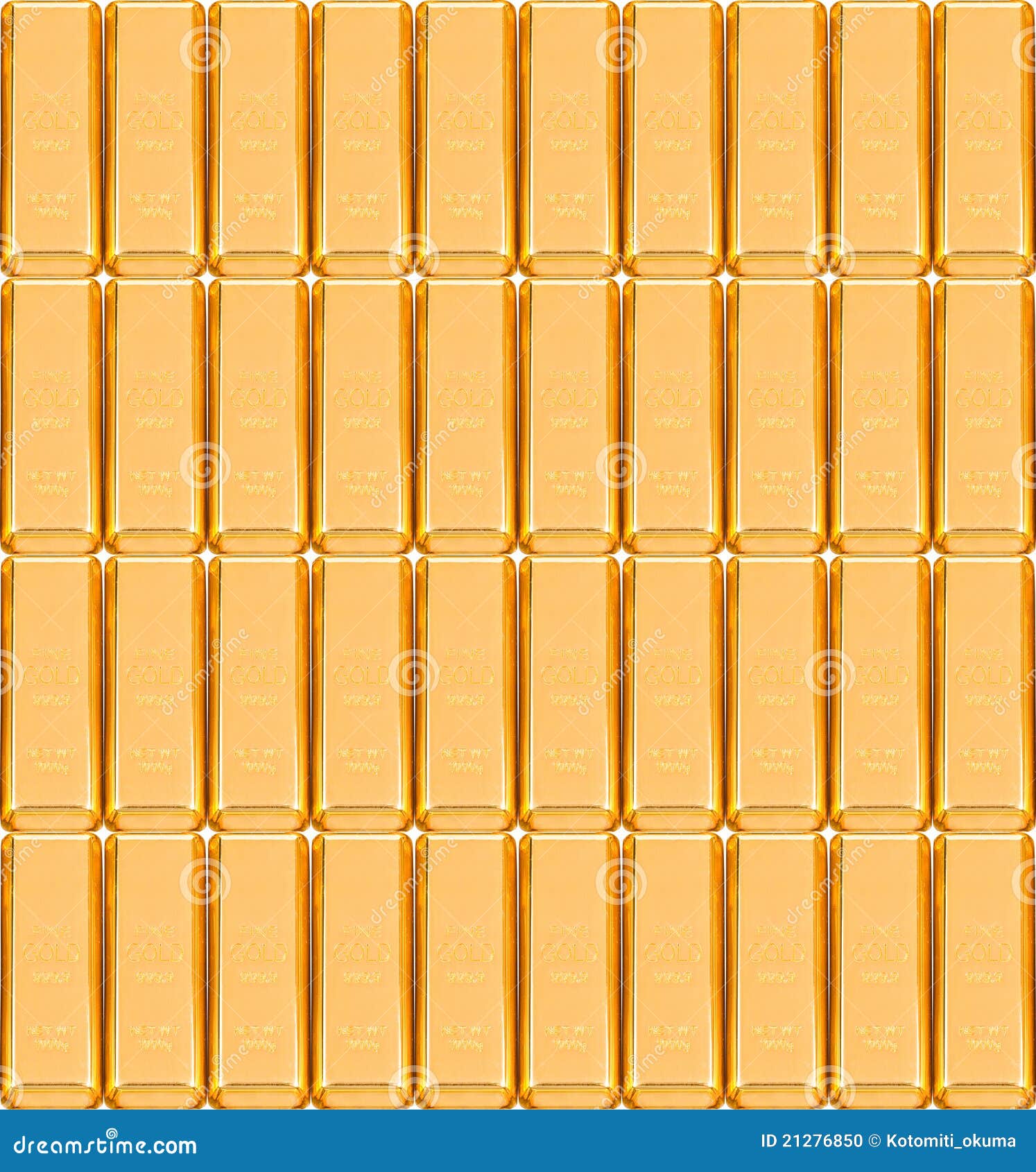 Fine gold 999,9 stock photo. Image of brick, golden, 1000 - 21276850