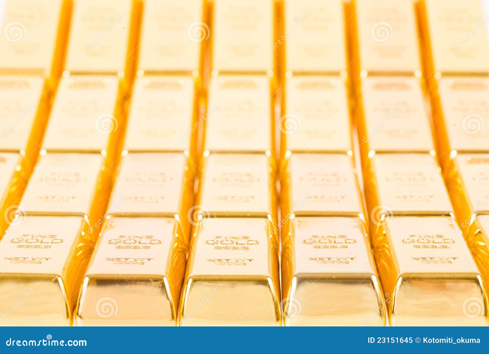 Fine gold 999,9 stock image. Image of brick, clean, 1000 - 23151645