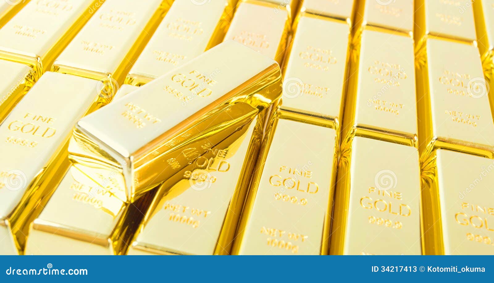 Fine gold 999, 9 stock image. Image of brick, 1000, bullion - 34217413