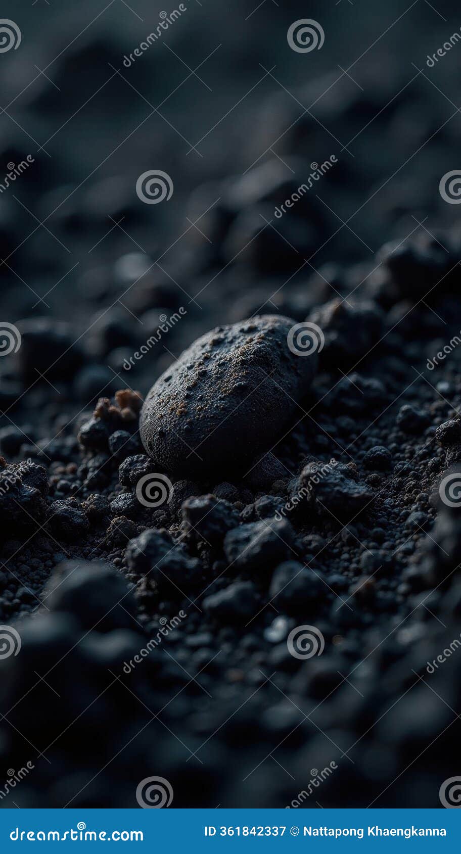 Fine-grained Dark Soil Smooth Texture Moist Dark Smooth Garden Stock ...