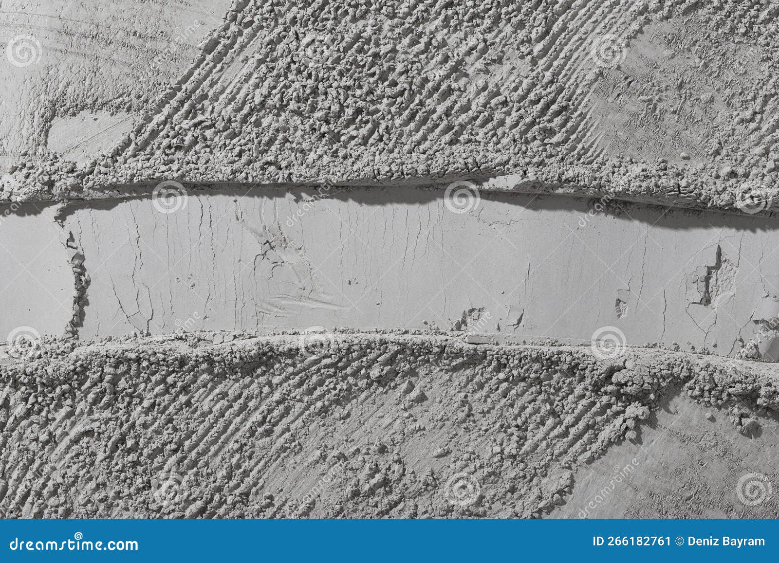 Fine-grained Sand Ground and Various Traces on it Stock Image - Image ...