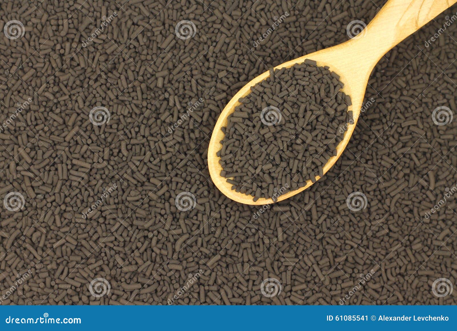 Fine Granules of the Catalyst with Measuring Spoon Background Stock ...