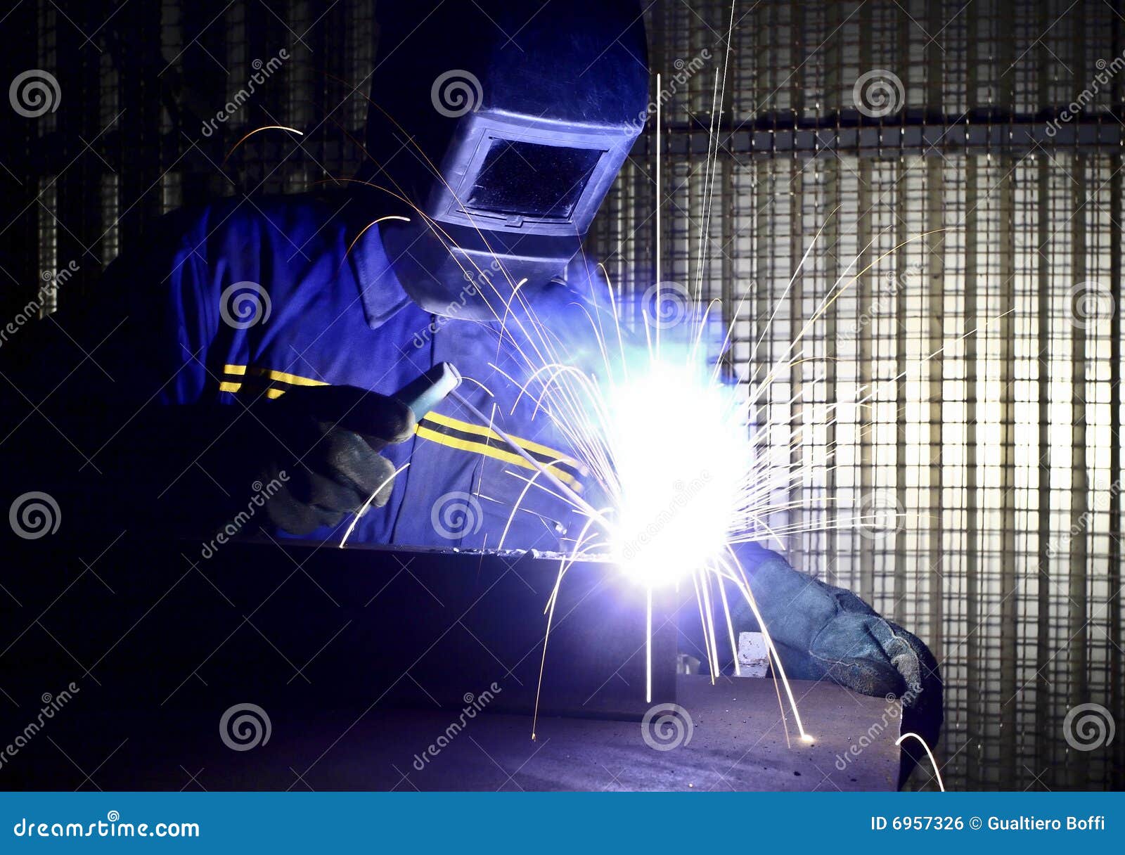 Fine Image of Welder of Work 01 Stock Photo - Image of hold, craftsman ...