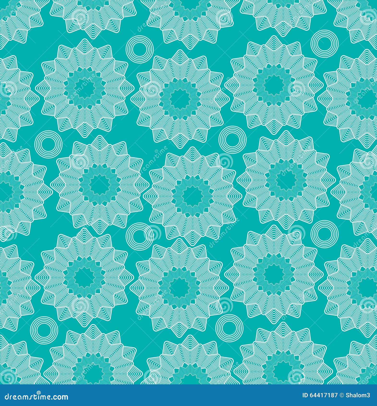 Fine Lace Star Shapes In White Line Drawing On Trendy Green Background ...