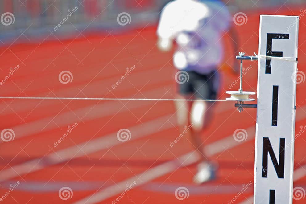 Fine Line/ Finish Line stock photo. Image of athletics - 5006668