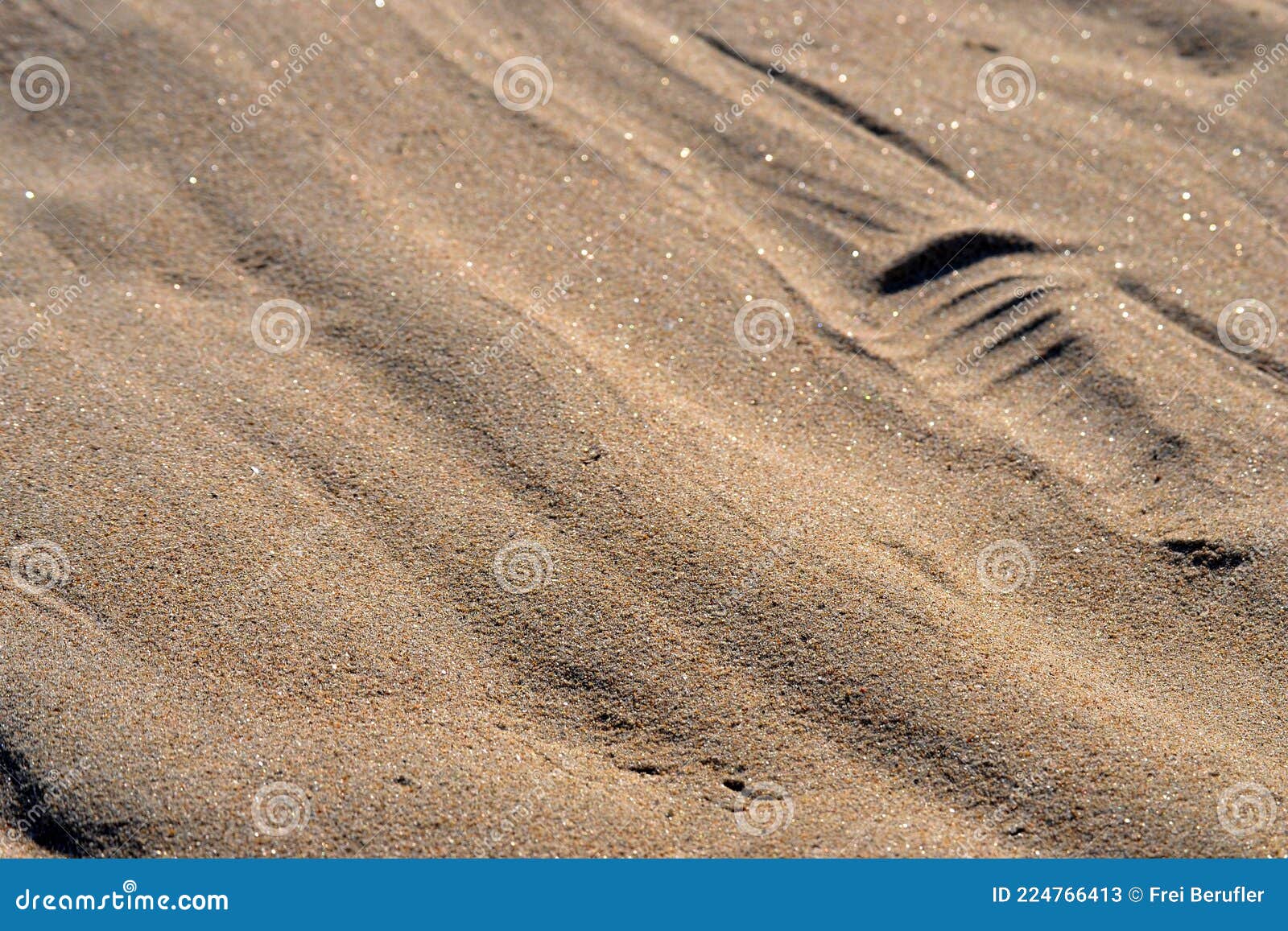 Fine Luminous Sand Patterns in the Beach of Matosinhos Stock Image ...