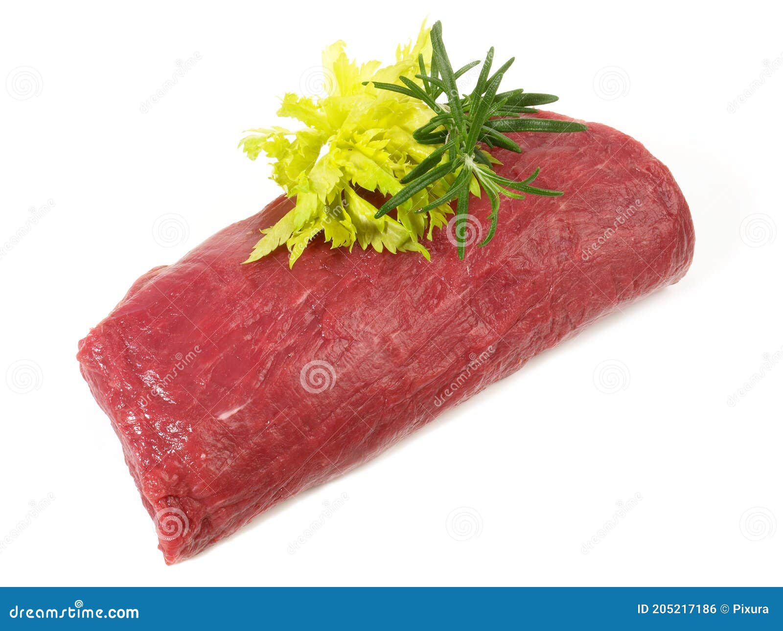 Fine Meat - Beef Fillet Isolated on White Background Stock Photo ...