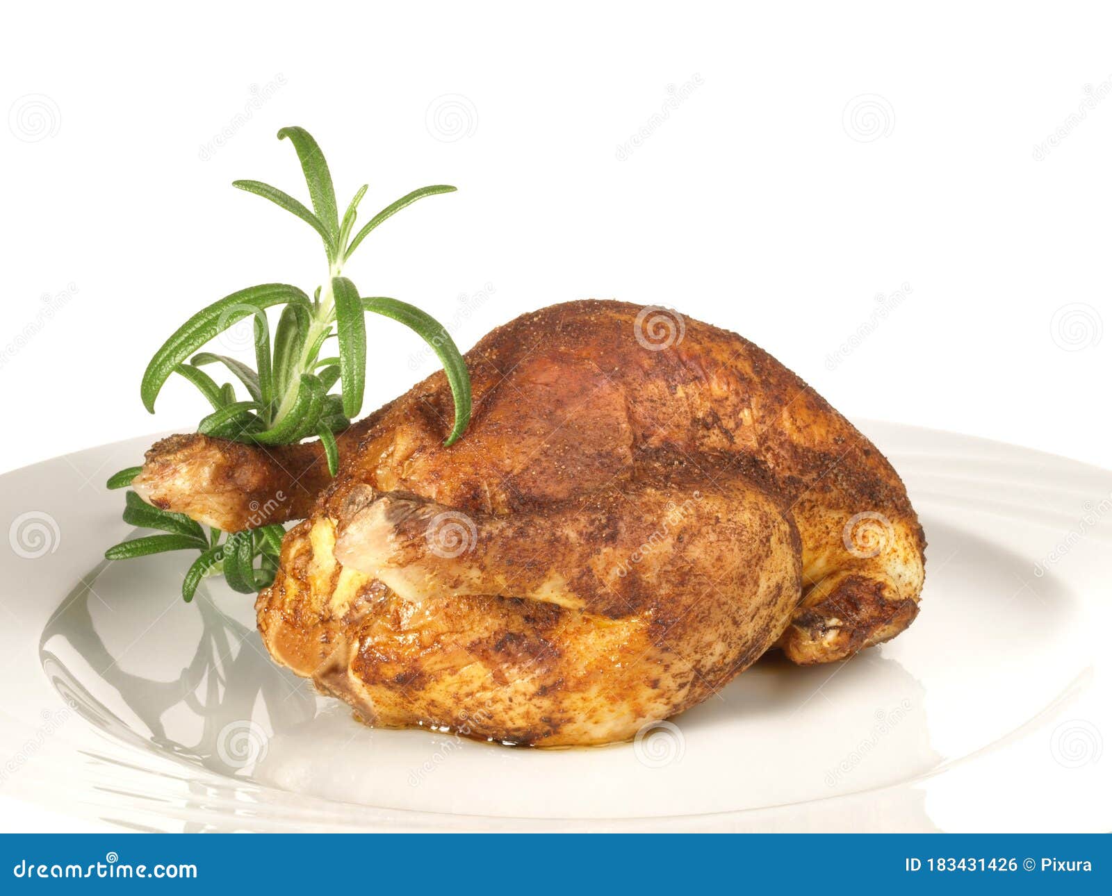 Fine Meat - Grilled Spring Chicken Stock Photo - Image of baby, food ...
