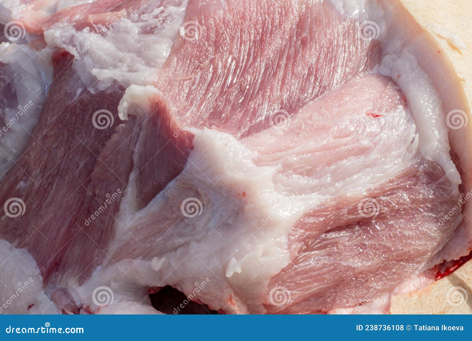 Fine Meat - Pork Loin with Bones . Raw Pig Meat Stock Photo - Image of ...