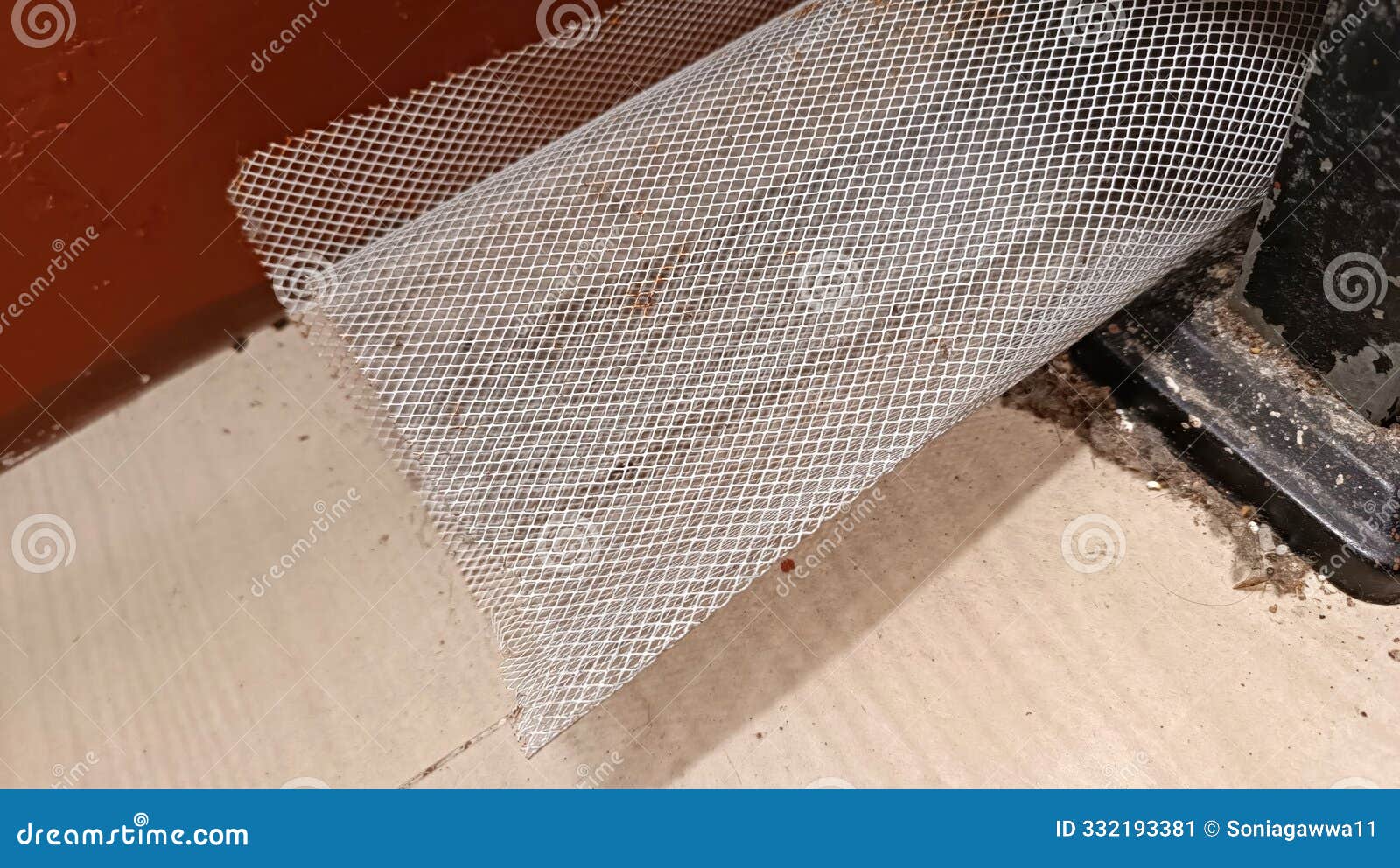Fine Metal Mesh Guard Against Insects and Pests Stock Image - Image of ...