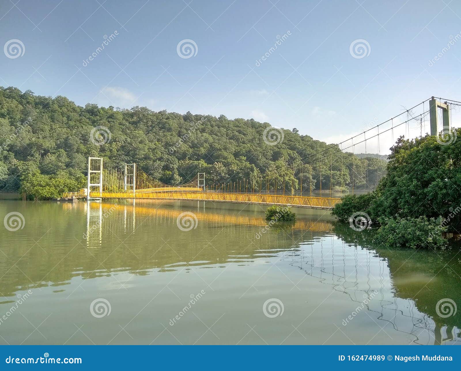 Fine Mix of Nature and Man Interference Stock Image - Image of ...