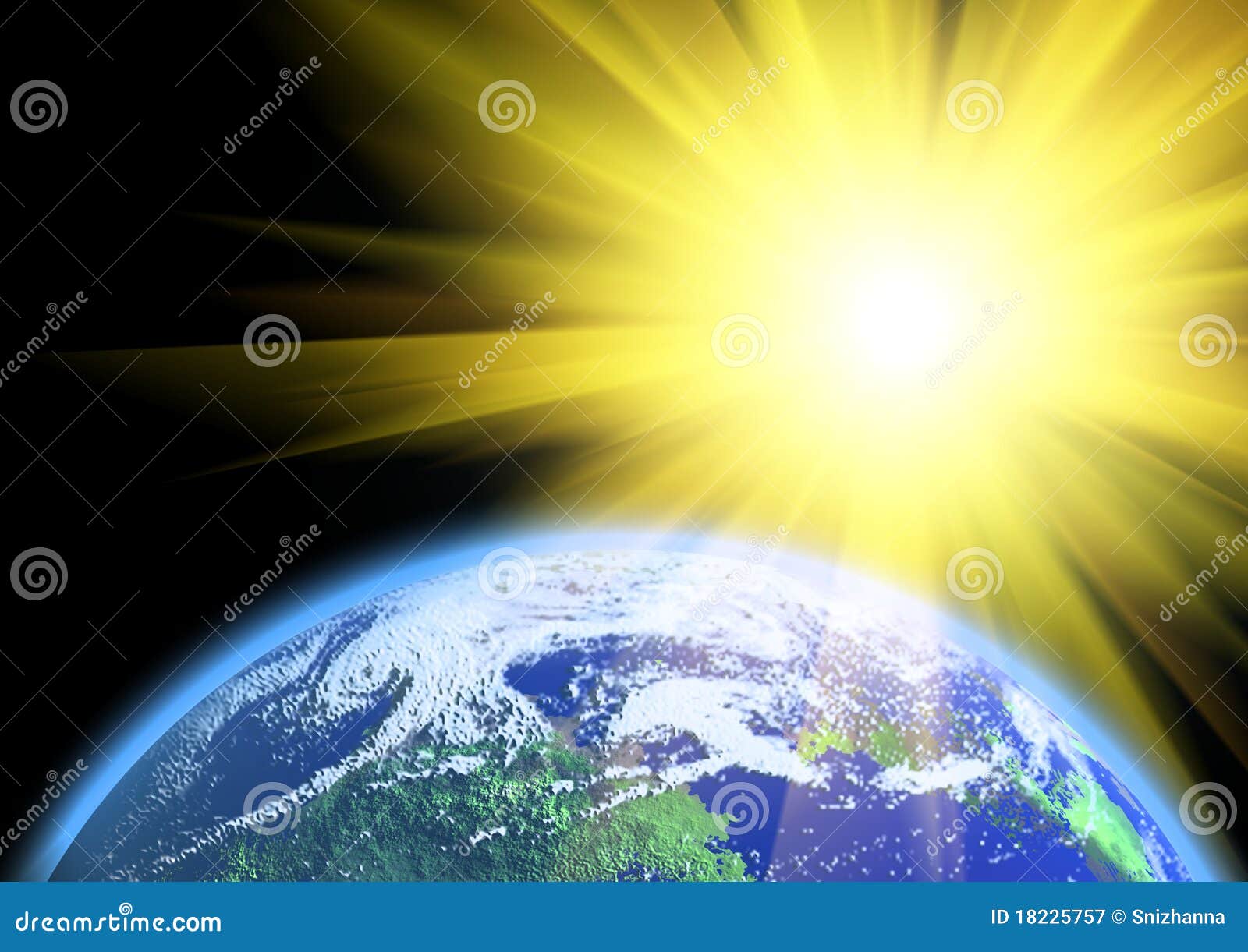 Fine mother Earth stock image. Image of orbit, exploration - 18225757