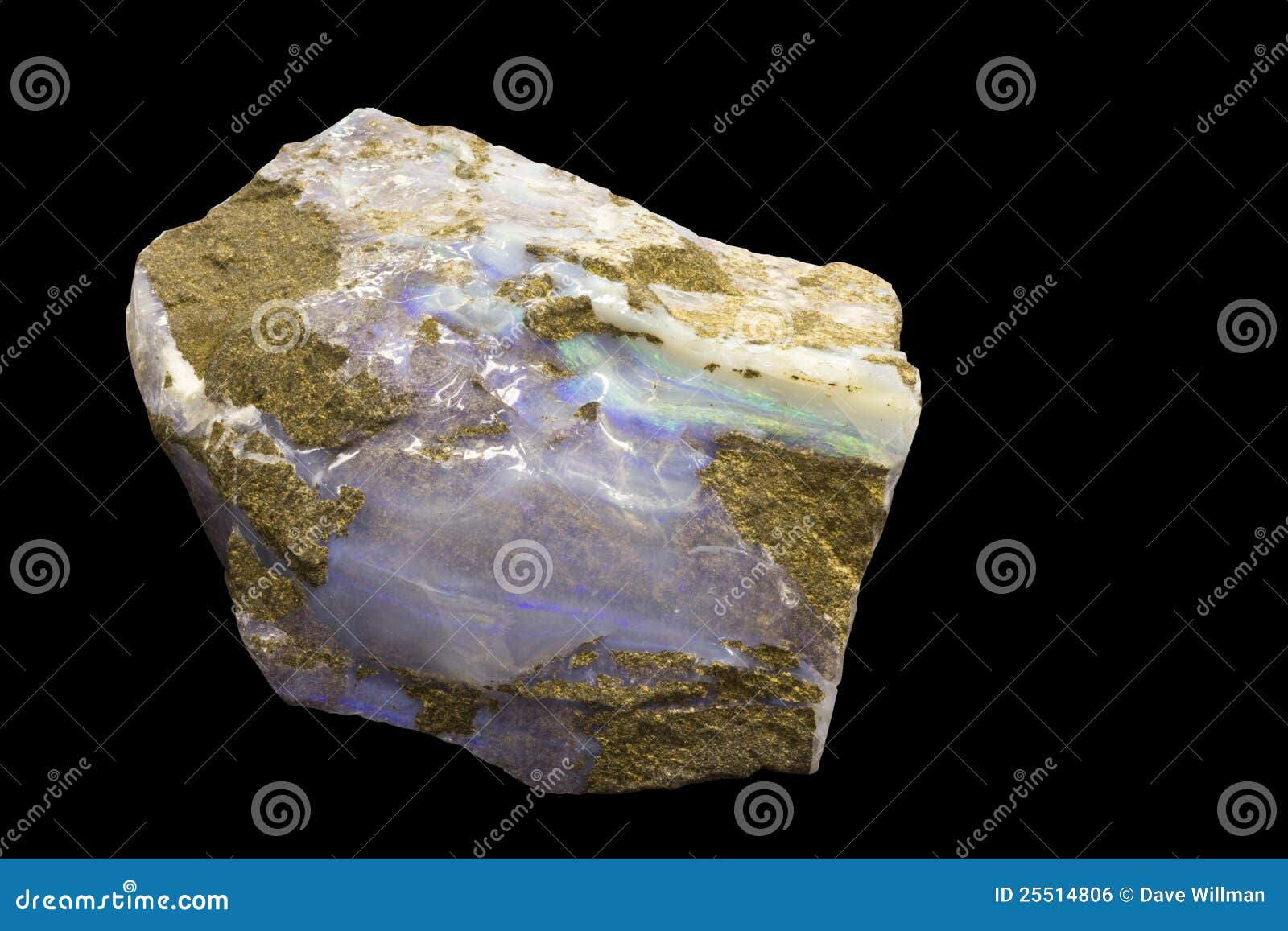 Fine Opalina Del Minerale in Su Fotografia Stock - Immagine di gemma ...