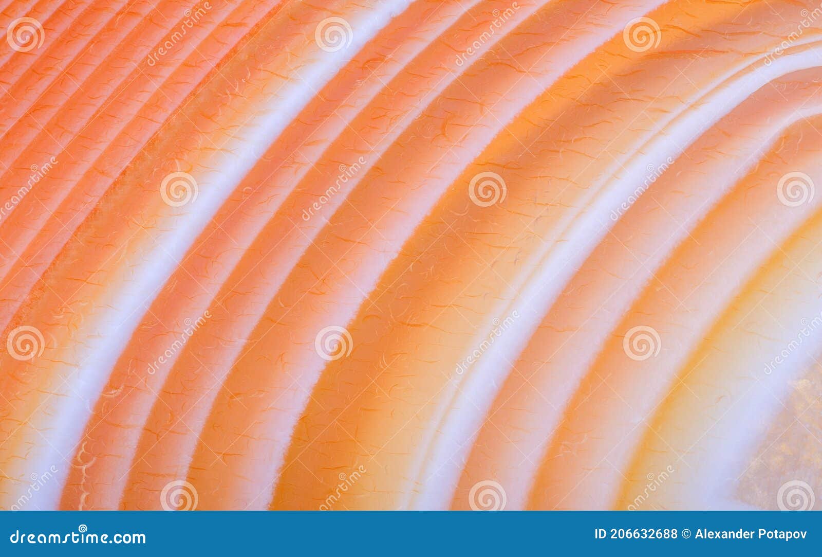 Fine Orange and White Agate with Lines Stock Photo - Image of precious ...