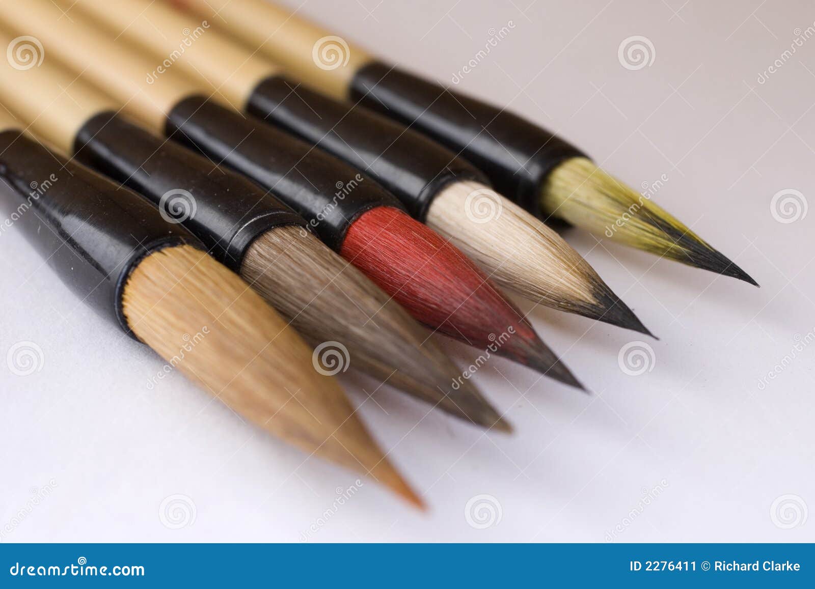 Fine Paintbrush On White Backg Royalty-Free Stock Image | CartoonDealer ...