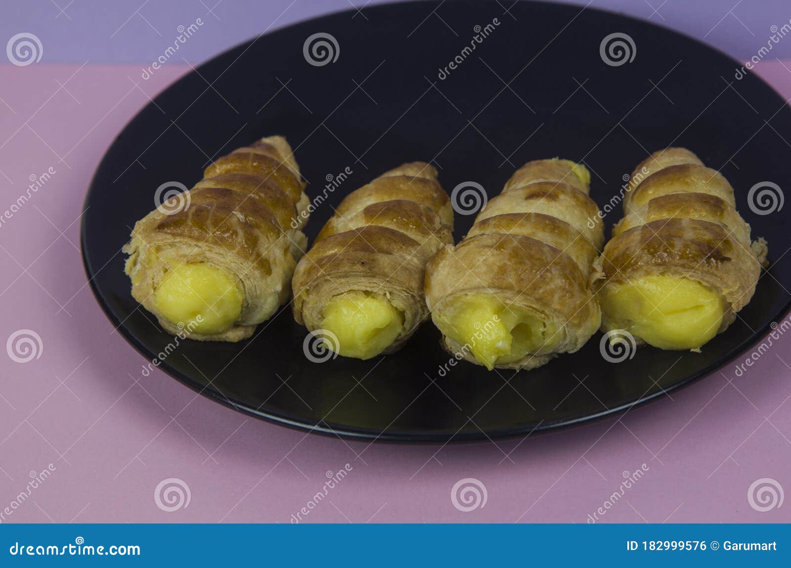 Fine Pastry, Sweet Delicatessen Dessert Stock Photo - Image of ...