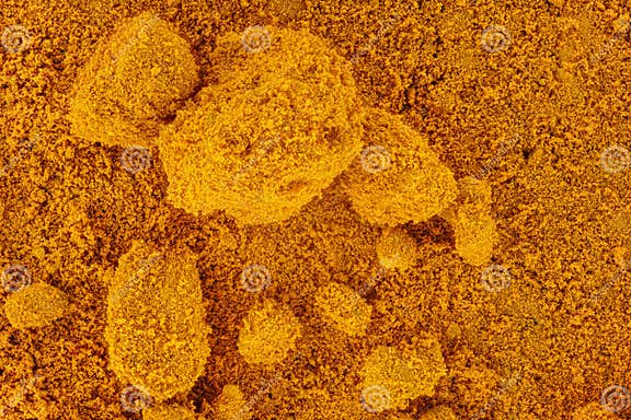 Fine Powder - Methyl Yellow Organic Compound - Under Microscope, Image ...