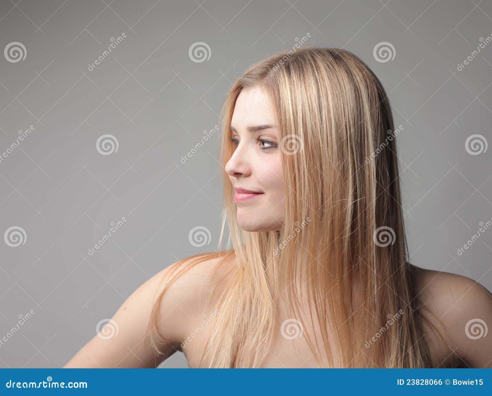 Fine profile stock photo. Image of beautiful, hair, looking - 23828066