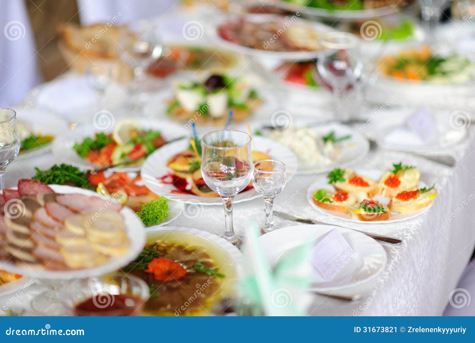 Fine Restaurant Dinner Table Stock Image - Image of elegance, dinner ...